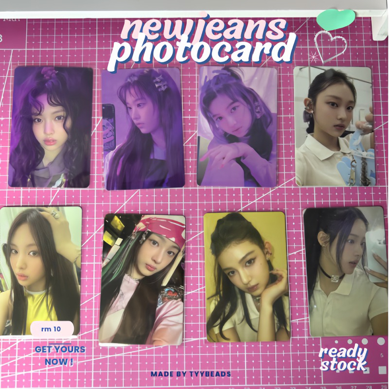 NewJeans official photocard (‘get up’ weverse A ver) | Shopee Malaysia
