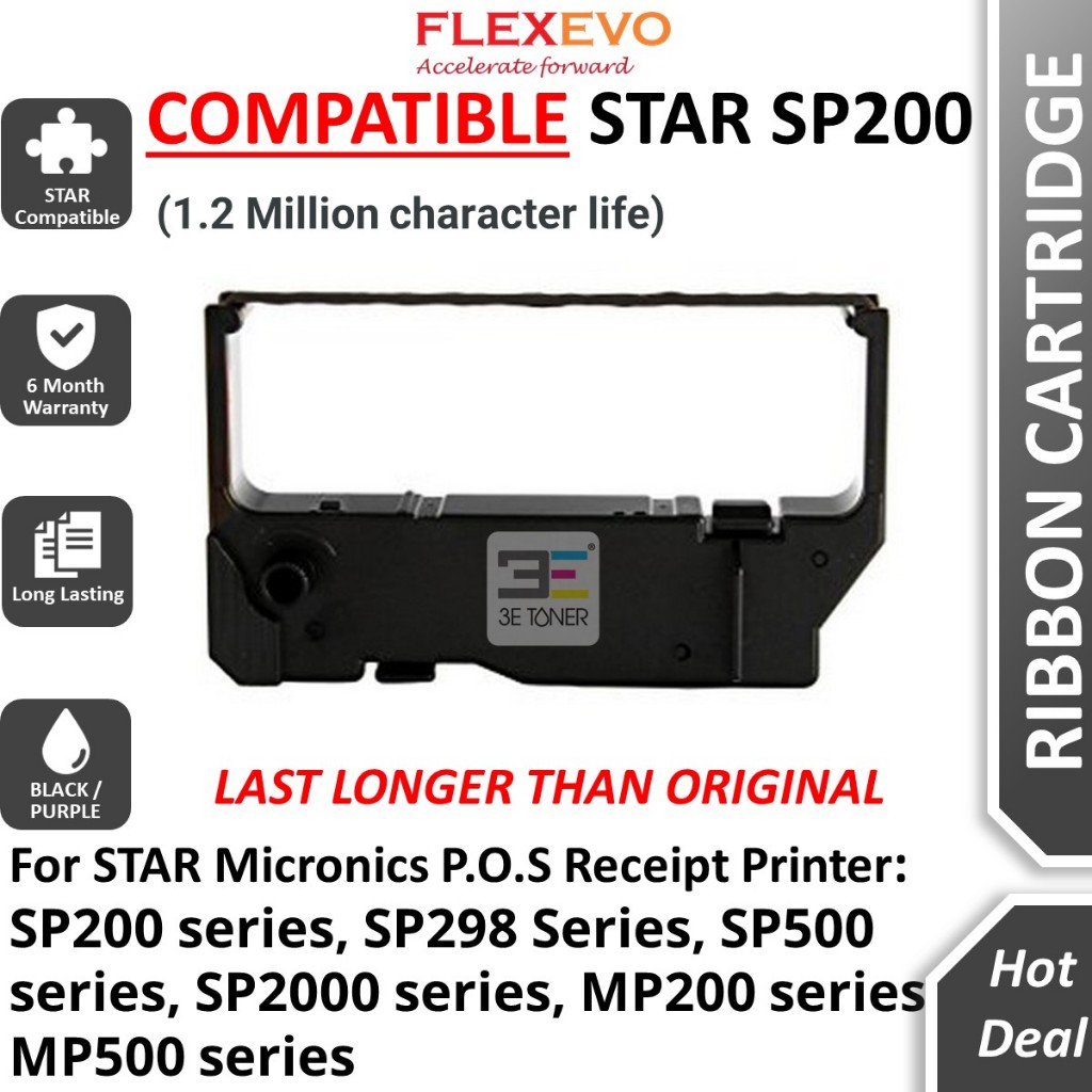 Star Micronics SP200 RC200B RC200P RC200 SP298 SP500 SP2000 MP200 MP500 ...