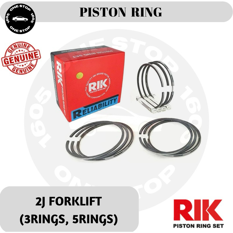 TOYOTA 2J FORKLIFT 3R & 5R RIK PISTON RING SET | Shopee Malaysia