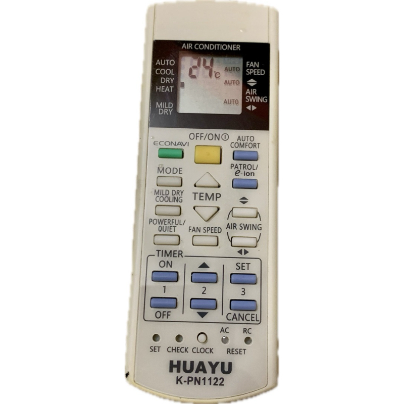 HUAYU Universal Remote for Airconditioners Model#K-PN1122 | Shopee Malaysia