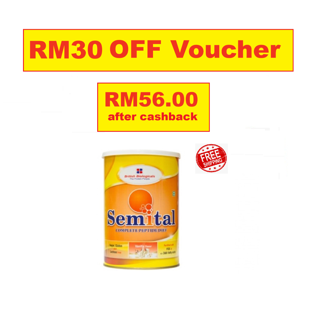 55[RM56.00 after cashback](EXP 10/2026) Semital Complete Peptide Diet ...