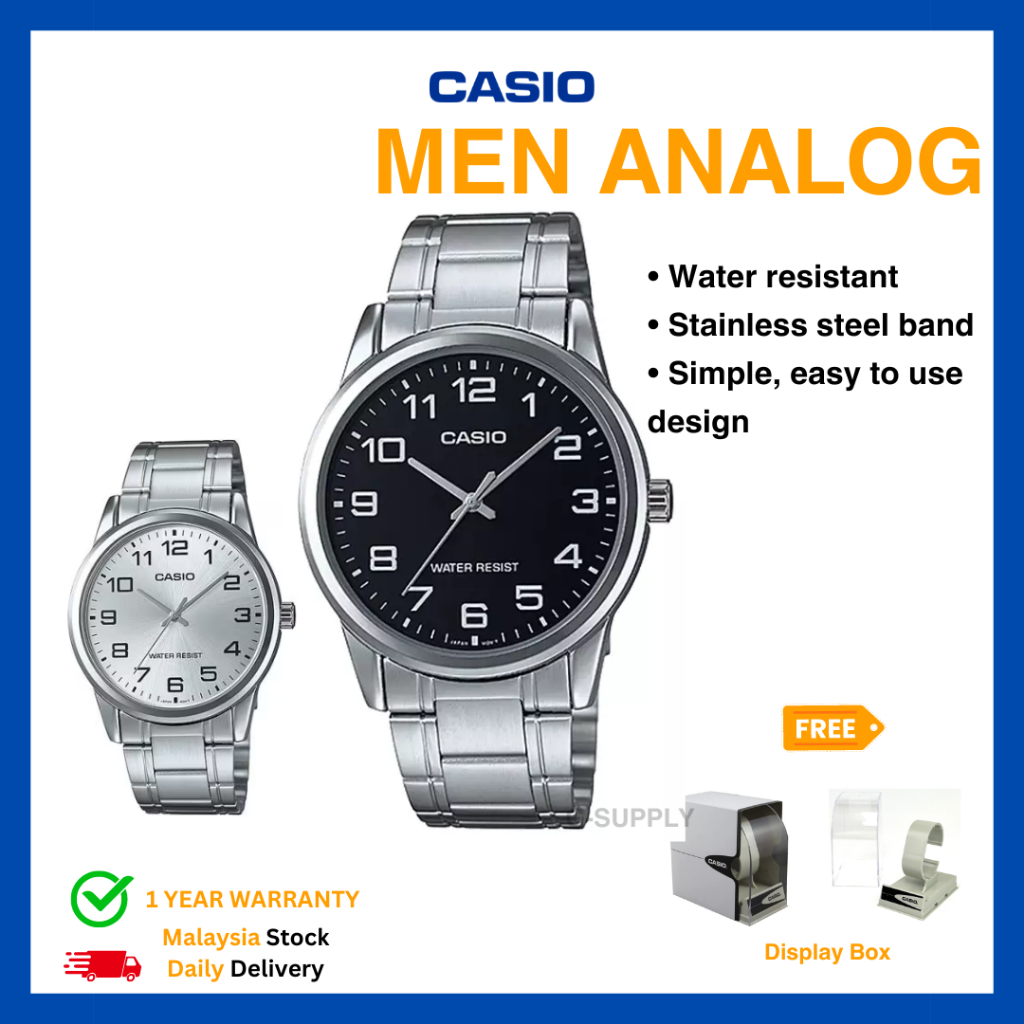 ( Men's Analog ) 100% Ori Casio MTP-V001D MTP-V001L Analog Casual Water ...