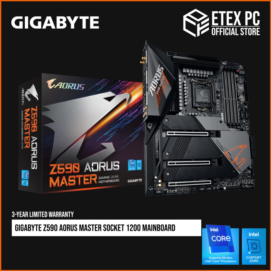 GIGABYTE Z590 Aorus Master Socket 1200 Mainboard # Z590 AORUS MASTER ...