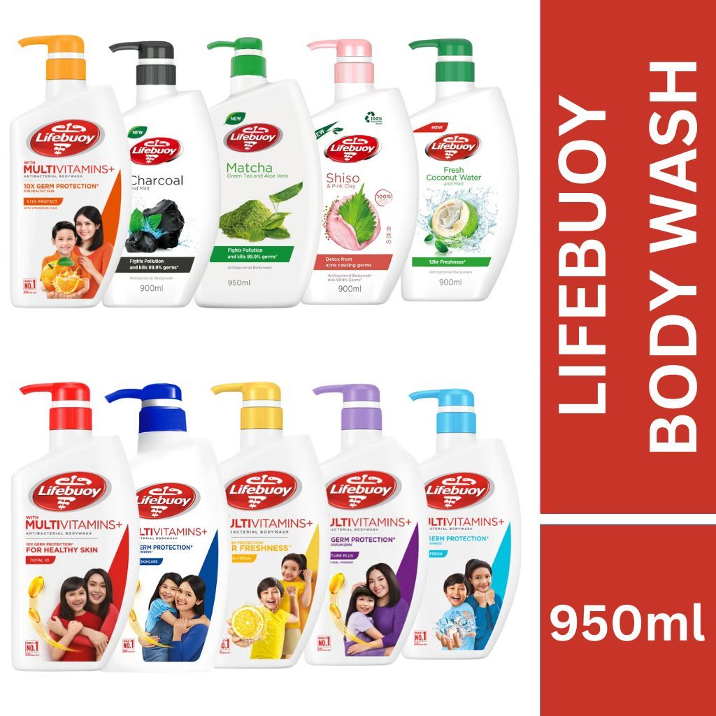 [FREE SHIPPING] LIFEBUOY Antibacterial Shower Gel (900ml/950ml) | Shopee Malaysia