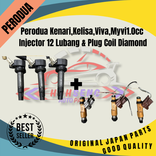 Perodua Kenari,Kelisa,Viva,Myvi1.0cc Injector 12 Lubang & DIAMOND Plug ...