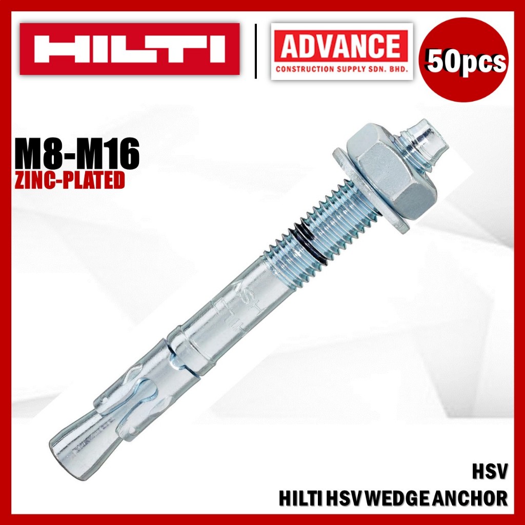 HILTI HSV Wedge Anchor M16 X 140 | Shopee Malaysia