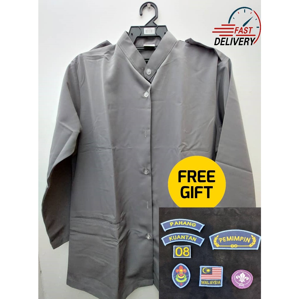 BAJU UNIFORM KEMEJA PENGAKAP GURU PEMIMPIN KHOSIBO LENGAN PANJANG ...