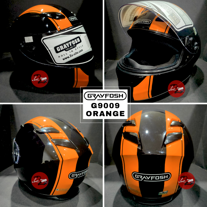 (NEW LAUNCH) GRAYFOSH G9009 Full Face Helmet Single Visor (Malaysia ...