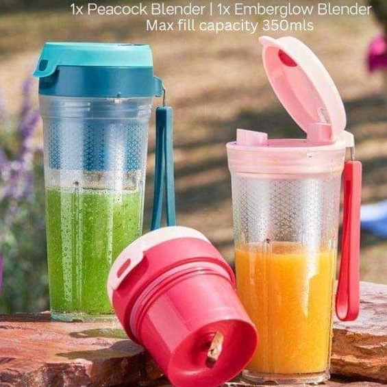 Tupperware UrbanMax Portable Blender Wireless Rechargeable 350ml juice ...