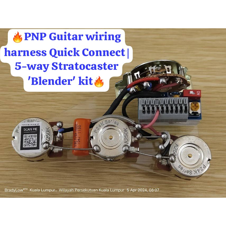 💥PNP 💥 Pre-Wired Guitar wiring harness Quick Connect | 5-way ...