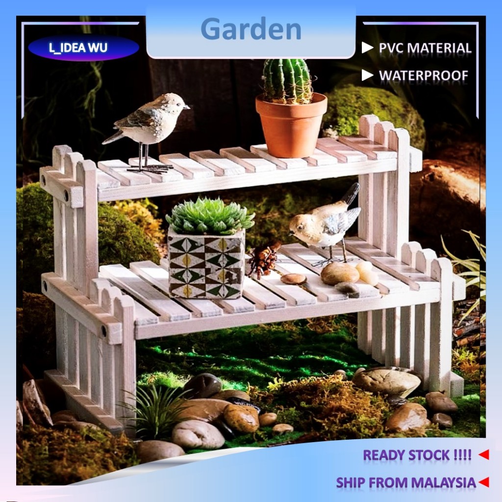 Waterproof Pasu Bunga Rak Table Desk Organizer Rack Succelent Plant ...