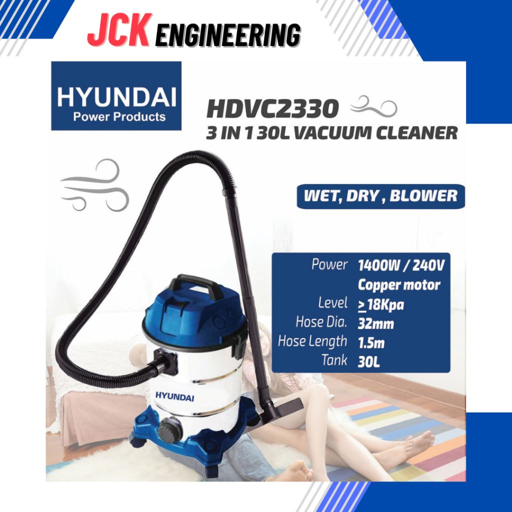 HYUNDAI HDVC2330 3 IN 1 30 LITER VACUUM CLEANER HDVC2330 Vacum Rumah ...