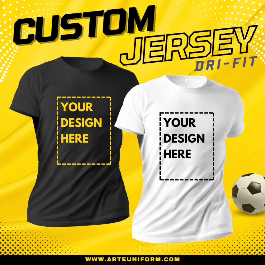 CUSTOM T-shirt Printing Jersey Cetak Baju Custom Print Baju Jersi ...
