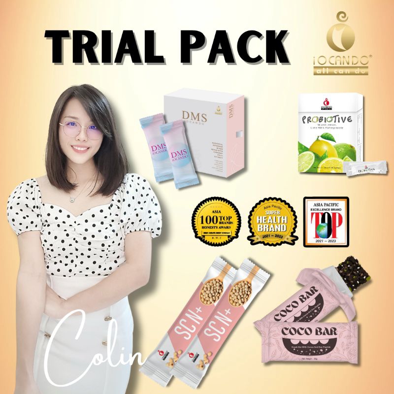 iOCANDO 试用装 Trial Packs / Coco Bar / SCN+ / PROBIO | Shopee Malaysia