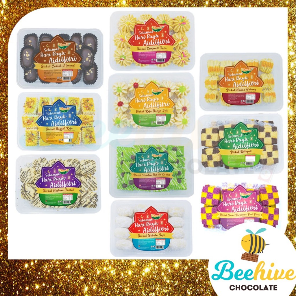 Cheeria Sinar Assorted Raya Cookies 100g - 160g [Halal] | Shopee Malaysia