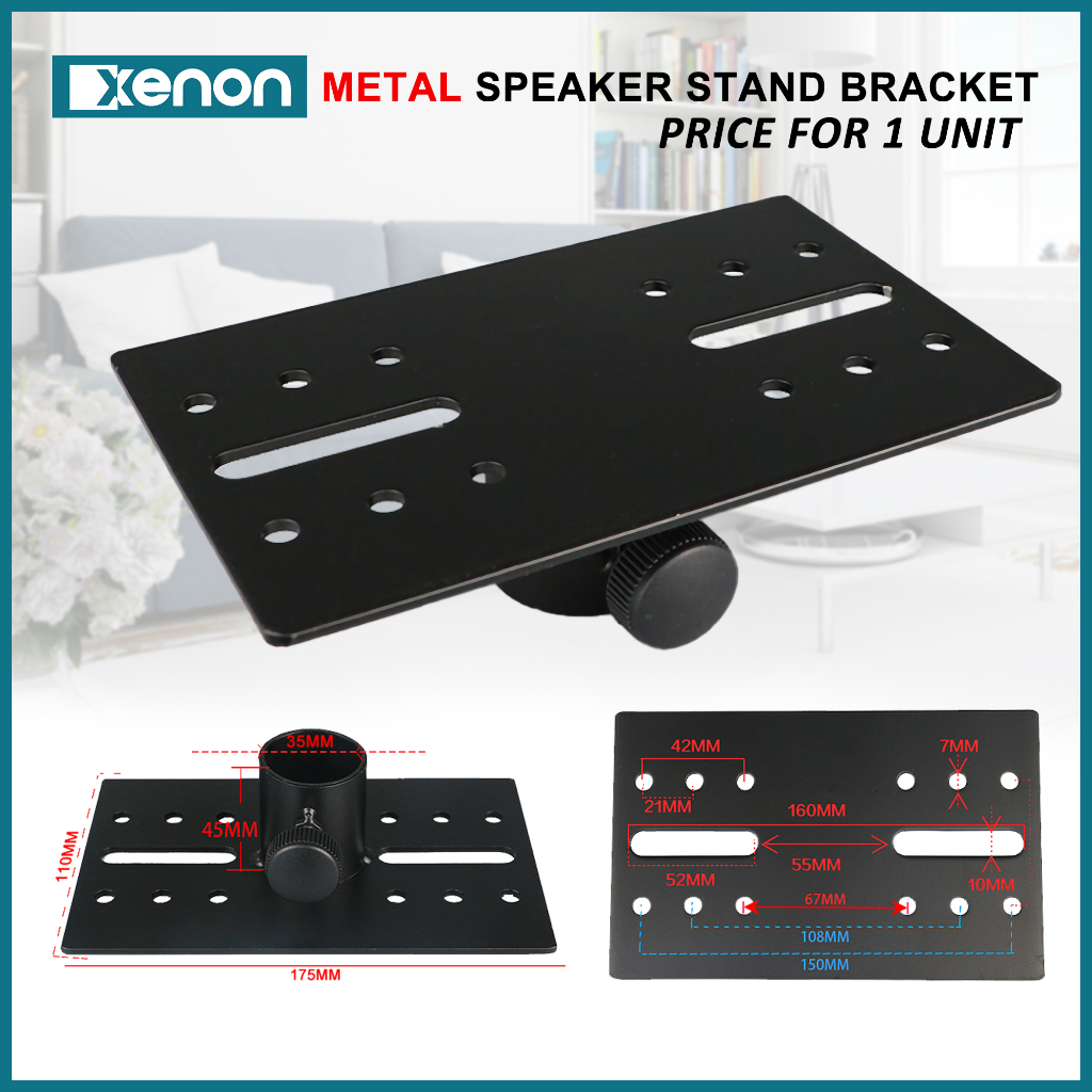 Heavy Duty Metal Speaker Stand Tray Floor Leon Bottom Seat Sound Stand ...