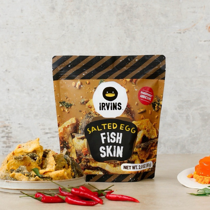Irvins Salted Egg Fish Skin 80g | Shopee Malaysia