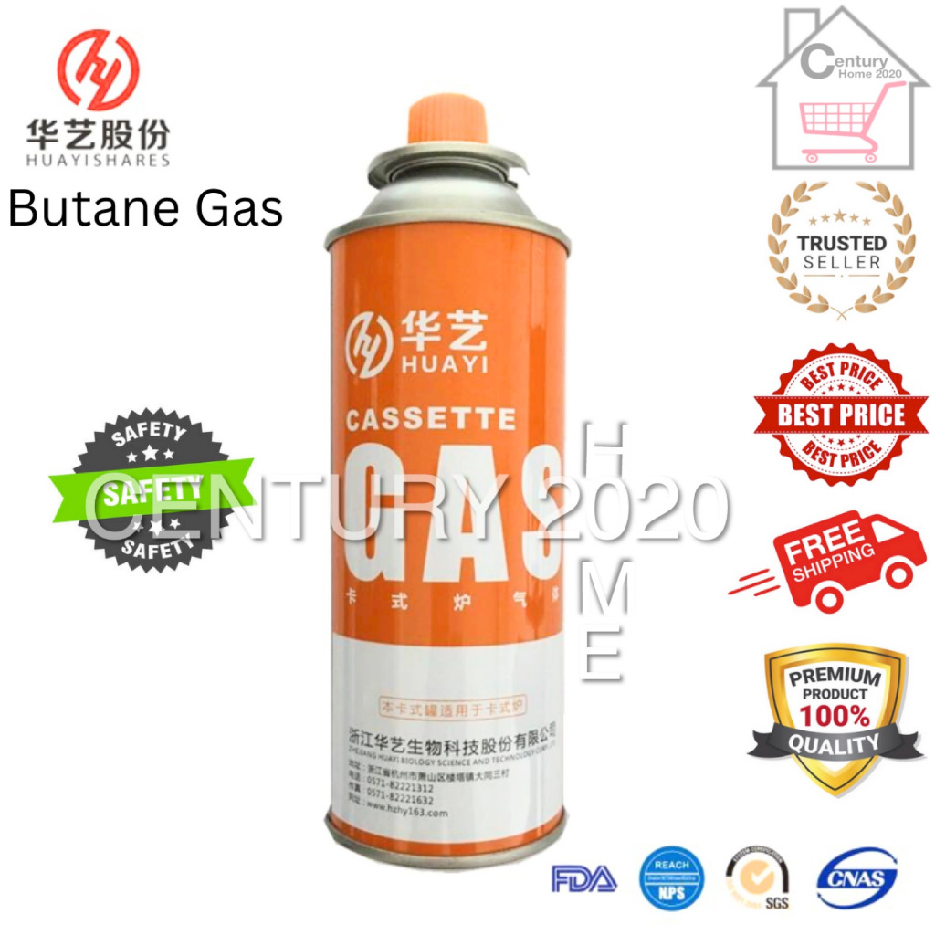 BAIDE Butane Gas Cartridge Portable Butane Gas Stove Outdoor Camping ...