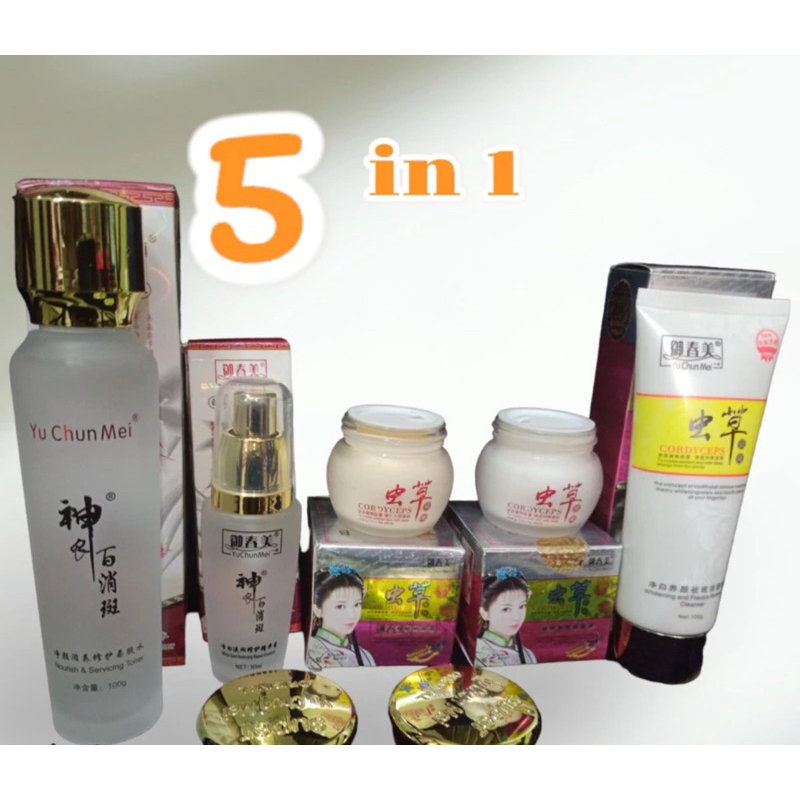 YU CHUN MEY CORDYCEPS ORIGINAL IMPORT & LOCAL (BPOM) Skincare 1 Set ...