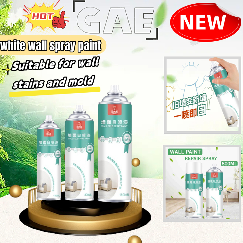 HOT 800ml Wall Self Paint Spray Surface Paint Home Wall Renovation ...