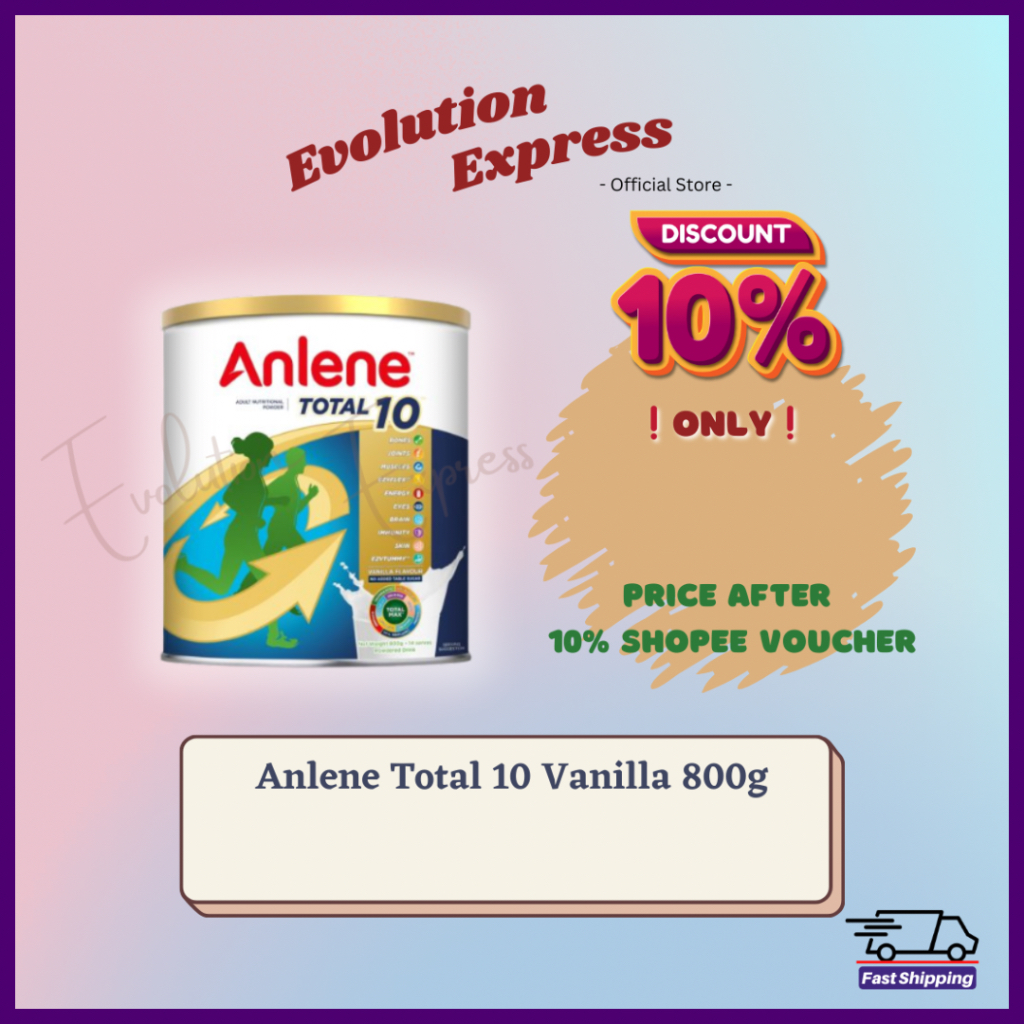Anlene Total 10X™ High Calcium & Collagen Adult Milk Powder (800g) Exp ...