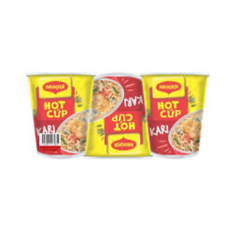 Maggi Hot Cup Curry 58gx6s | Shopee Malaysia