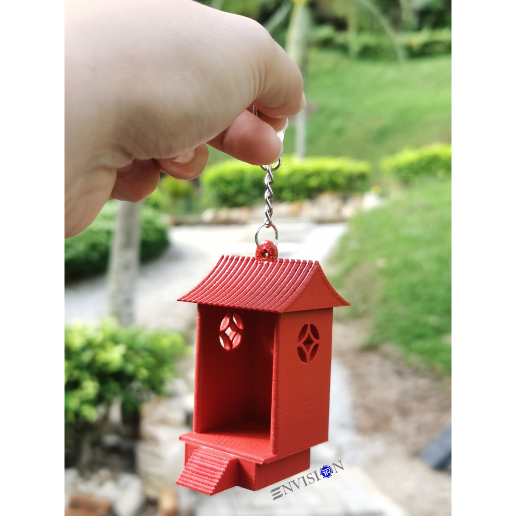 【Ready Stock】3D Printed Miniature Datuk Kong's Shrine Keychain | Shopee ...