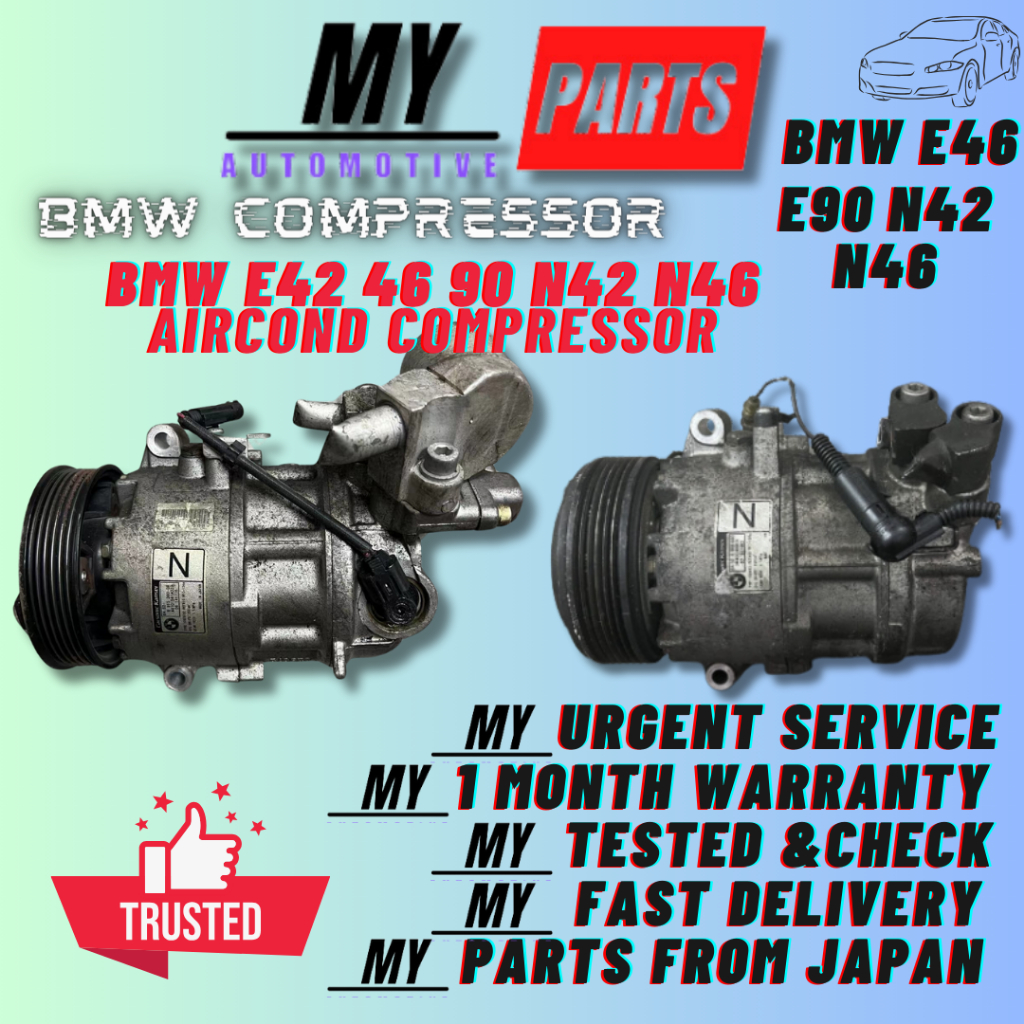 BMW 3 Series N46 E90 Original Aircond Compressor 5PK | Shopee Malaysia