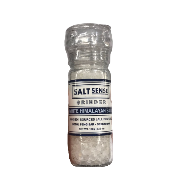 SALT SENSE Grinder White Himalayan Rock Salt 120G | Shopee Malaysia