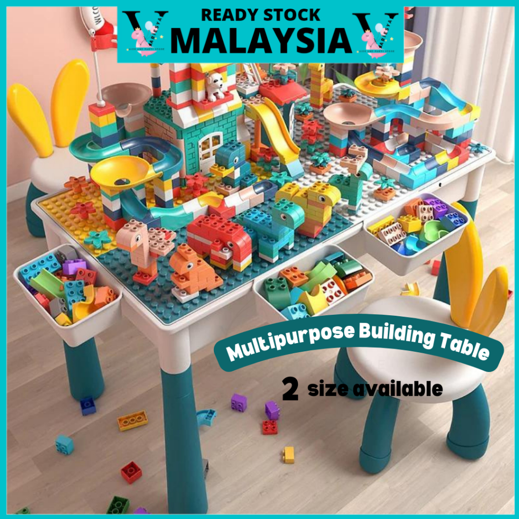 [READY STOCK] LARGE Table Blocks Duplo Multipurpose Table Building BIG ...