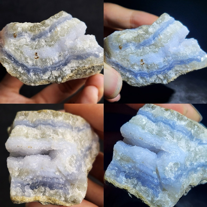🔥Actual Product🔥61mm/98g Southwest Africa Blue Lace Agate Raw Specimen ...