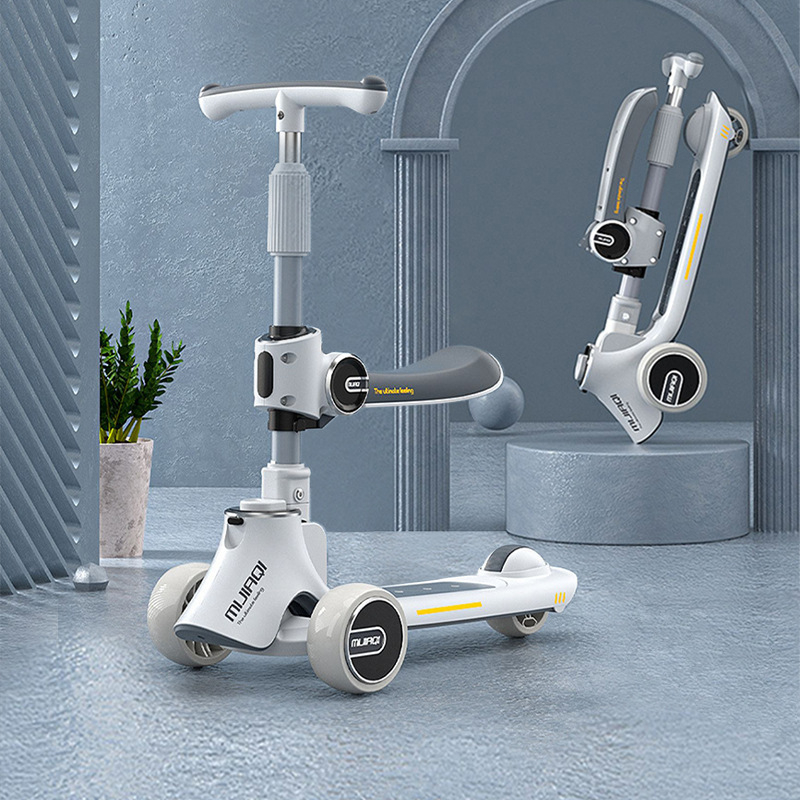 Scooter Perambulator 3-6 Years Old Baby Can Sit and Slide Three-in-One ...