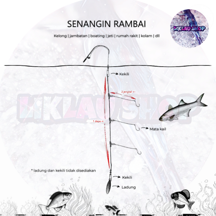 Perambut Senangin Kelong Jambatan Jeti Pantai Dll | Shopee Malaysia