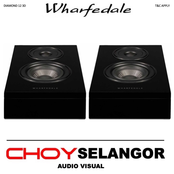 Wharfedale Diamond 12 3D Dolby Atmos Enabled Elevation Speaker-Pair ...