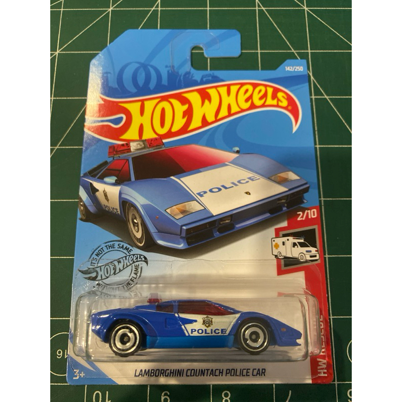 HOT WHEELS - LAMBORGHINI COUNTACH POLICE CAR | Shopee Malaysia