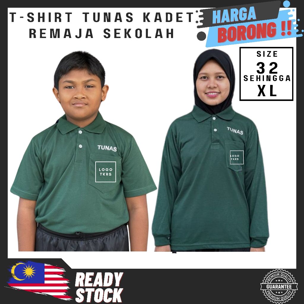 UNIFORM | T-SHIRT TKRS LENGAN PANJANG | LONG SLEEVE | TUNAS KADET ...