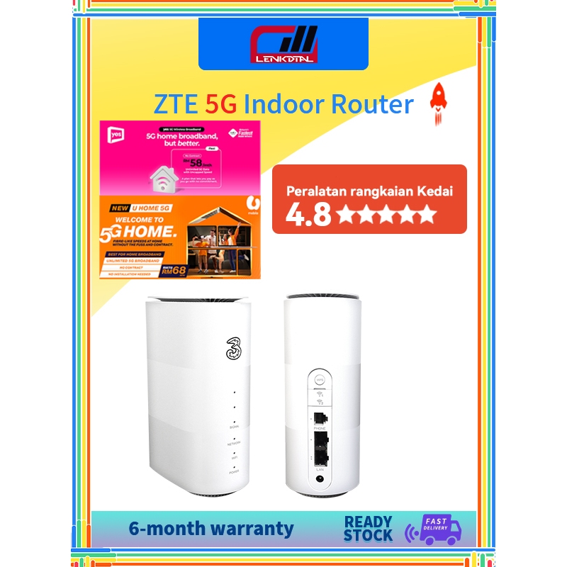 ZTE MC801A- 3 logo 5G 3.4Gbps Sim Router Support all Sim | Shopee Malaysia