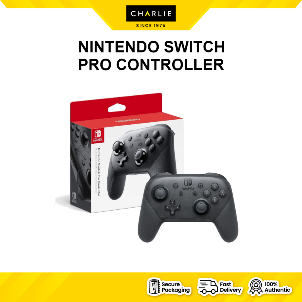 NINTENDO SWITCH PRO CONTROLLER | ORIGINAL NINTENDO MALAYSIA | Shopee ...