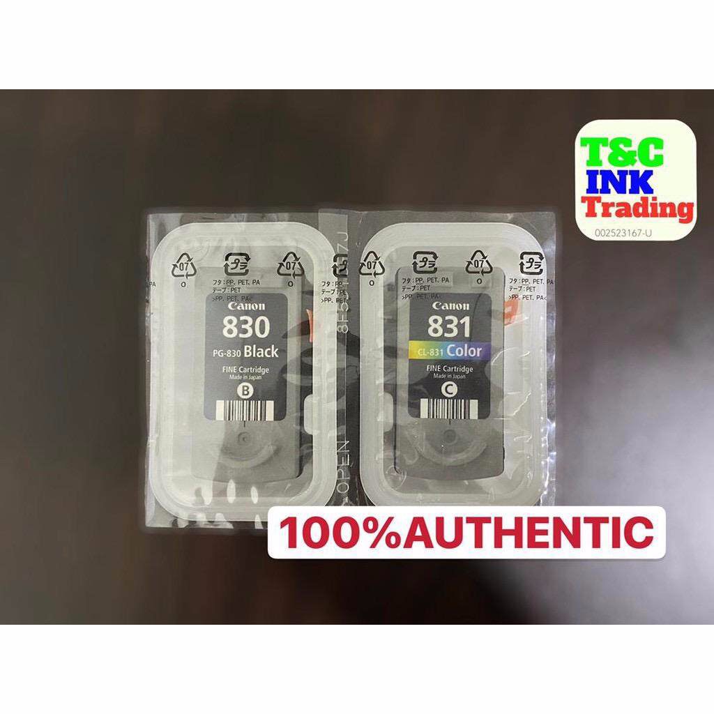 Original Canon 830 & 831Inkjet Cartridge | Shopee Malaysia