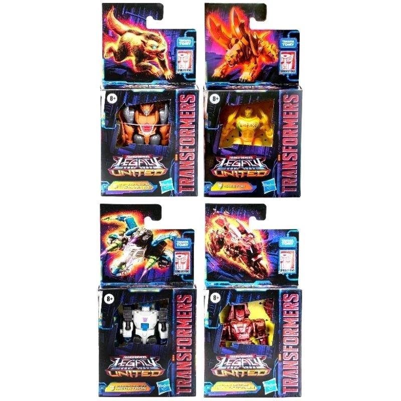 Transformers Legacy Core Energon Megatron Cheetor Beast Wars II ...