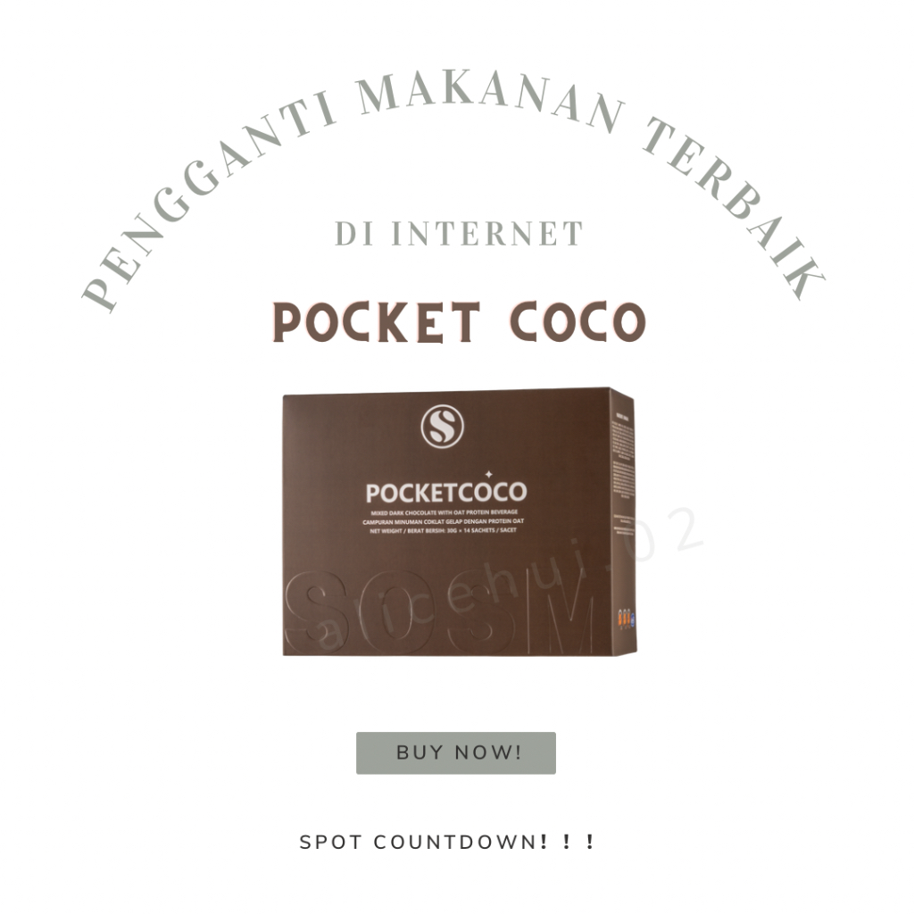 Ready Stock⚠️Free shipping SOM1 Pocket Coco Pengganti Makanan halal ...