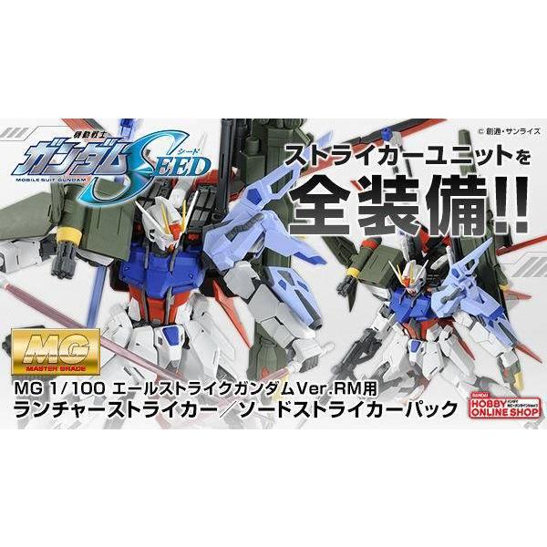 Premium Bandai Launcher Striker / Sword Striker Pack for MG 1/100 Aile Strike Gundam Ver. RM 强袭 ...