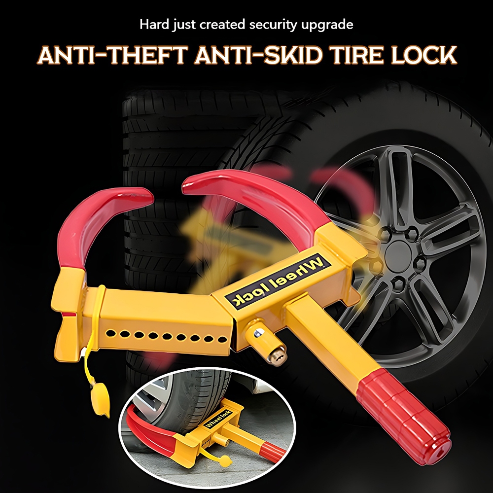 Car Wheel Lock Anti-Theft Tyre Car Clamp Padlock of Tyre Clamp Lock ...