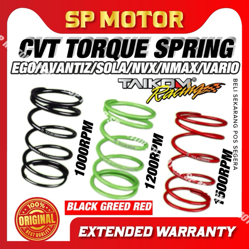 TAIKOM RACING CVT Torque Spring NVX 155 NMAX Ego Avantiz Solariz Beat ...