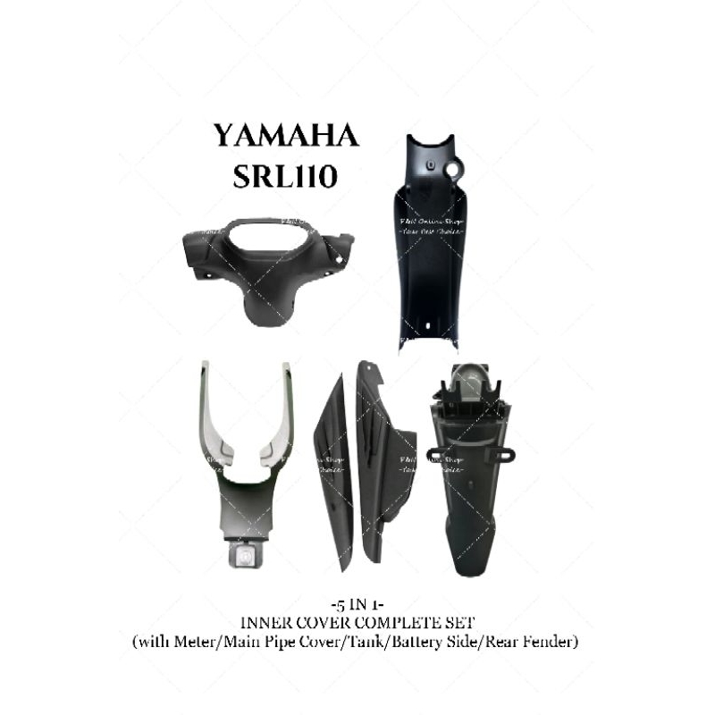 YAMAHA SRL110 INNER COVER COMPLETE SET with Meter/Main Pipe/Tank ...