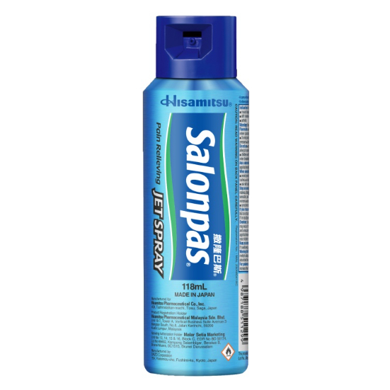 Salonpas JET SPRAY - Fast, Convenient Pain Relief (118ml) | Shopee Malaysia