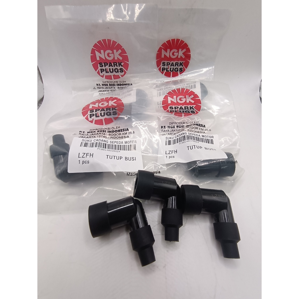 100% ORIGINAL NGK UNIVERSAL PLUG CAP KEPALA PLUG/SUKU CADANG SEPEDE ...