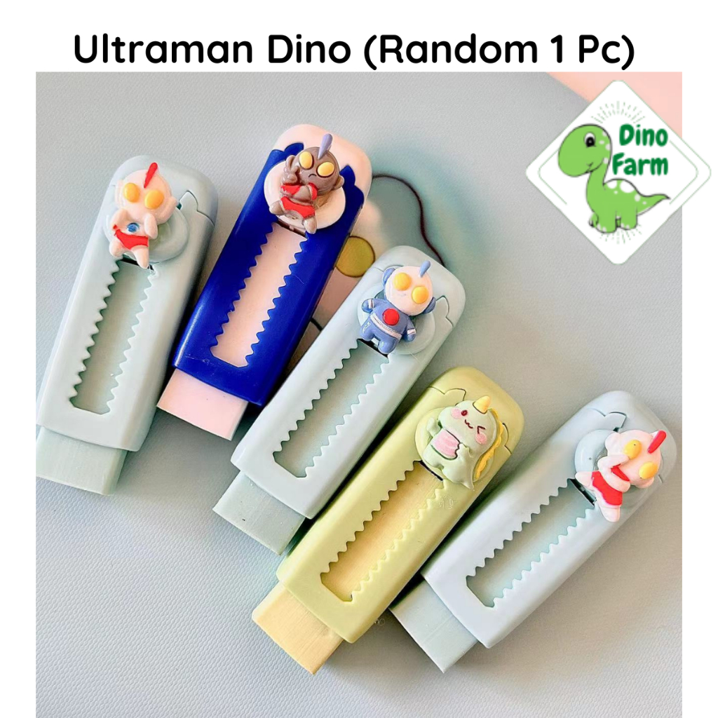 Eraser Pushable Pemadam pensil Cute Cartoon Sanrio Unicorn Hero kuromi ...