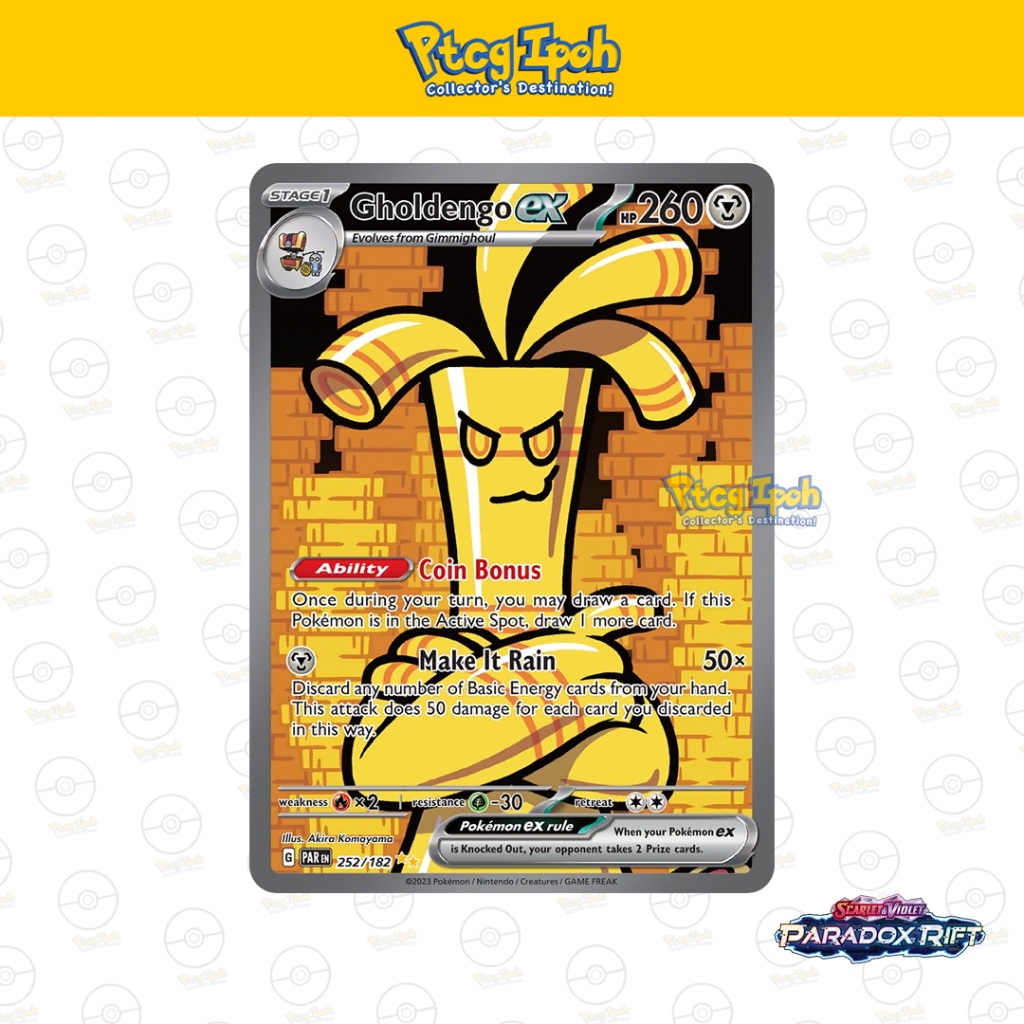 [Pokémon TCG] Paradox Rift: Gholdengo ex - 252/182 - Special ...