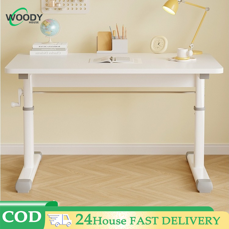 Hand-cranked Computer Desk 80/100/120cm Study Table Office Table Game ...